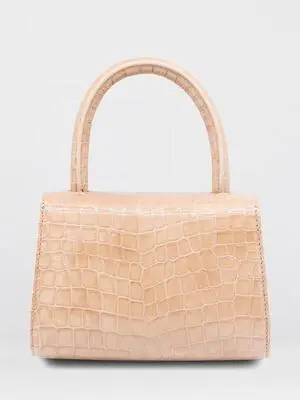By Far Mini 2.0 Croc Print Leather Bag