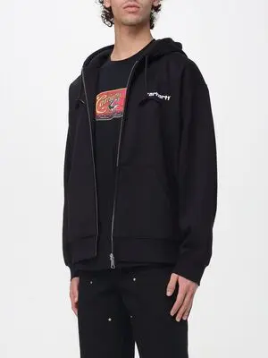 Carhartt Work In Progress Zip Up Hoodie - Black