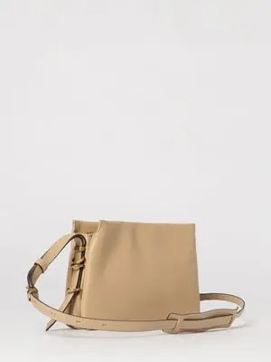 Pinko Mini One Two Three Leather Bag - Camel