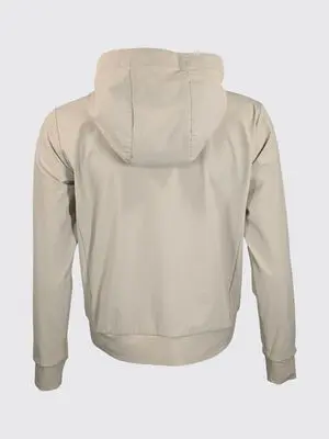 SAVE THE DUCK Nylon Zip-up Hoodie - Ice