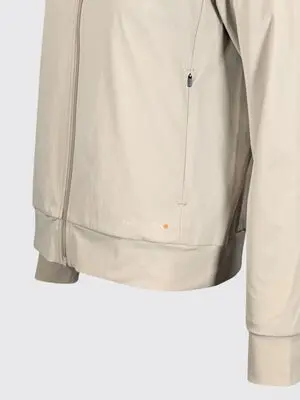 SAVE THE DUCK Nylon Zip-up Hoodie - Ice