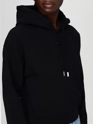 Jacquemus Cropped Hooded Sweatshirt - Black