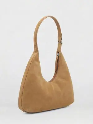 By Far Amber Suede Bag