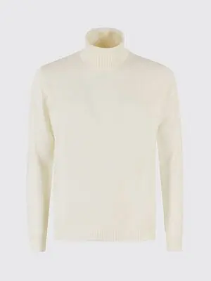 ROBERTO COLLINA Ribbed Knit Turtleneck Jumper - Ecru