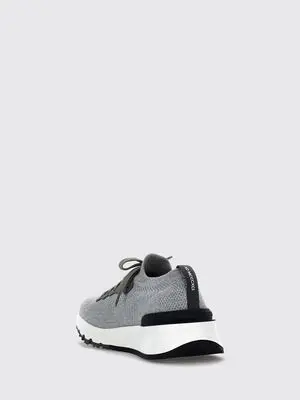 Brunello Cucinelli Knit Sneakers - Silver
