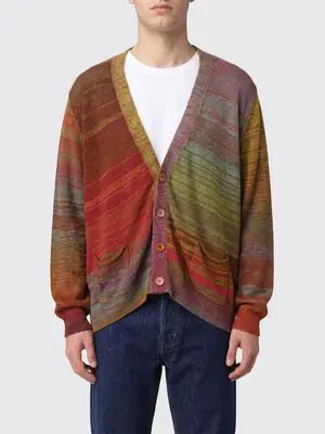 MAGLIANO Striped Cotton Cardigan With Logo - Fa01