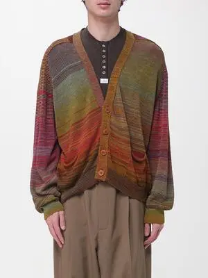MAGLIANO Striped Cotton Cardigan With Logo - Multicolor