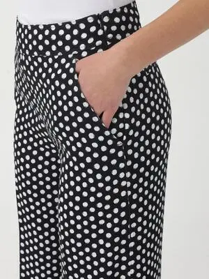 PT TORINO Polka Dot Wide Leg Trousers