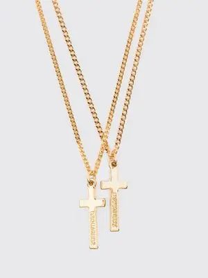 Dsquared2 Jesus Brass Necklace