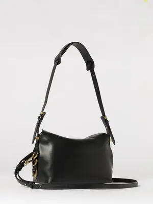Pinko Small Leather Saddle Bag