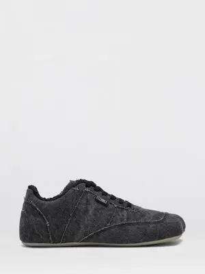 MAISON MARGIELA Anatomic Washed Cotton Canvas Sneakers - Black