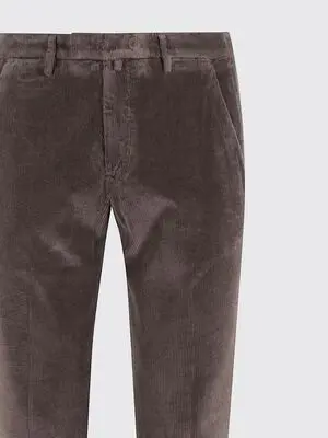 BRIGLIA 1949 Tailored Corduroy Trousers - Brown