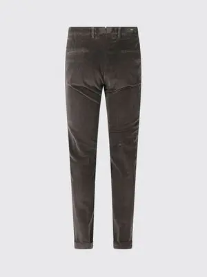 BRIGLIA 1949 Slim Fit Cotton Velvet Chino Trousers - Earth