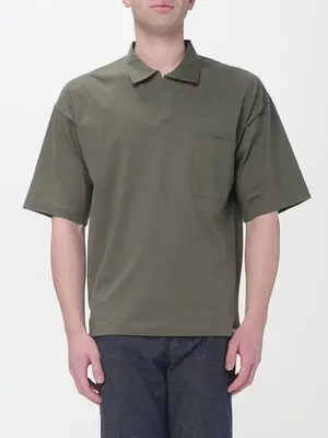 PAOLO PECORA Virgin Wool Polo Shirt - Green
