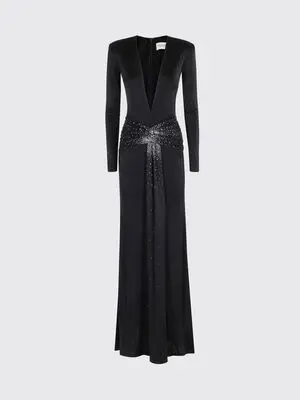 THE NEW ARRIVALS Long Sleeve Embellished Gown