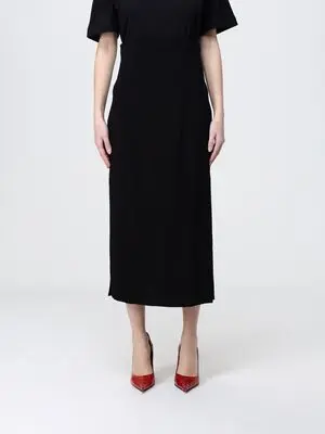Pinko Stretch Viscose Skirt - Black
