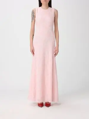 ROTATE BY BIRGER CHRISTENSEN Embellished Maxi Dress - Pink