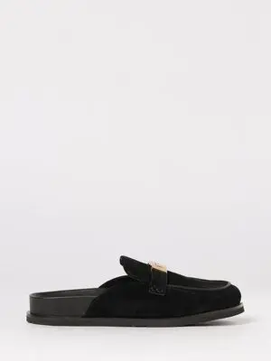 Tory Burch Suede Leelee Mules - Black