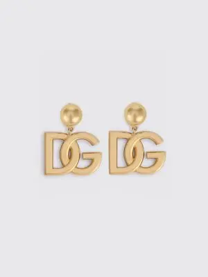 Dolce & Gabbana Logo Drop Earrings