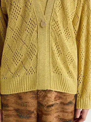 Momoni Openknit V-neck Cardigan