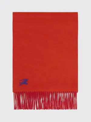 Burberry Reversible Scarf In 100% Cashmere With Embroide Ekd Logo