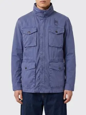 BLAUER. Cotton Windbreaker Jacket - Blue