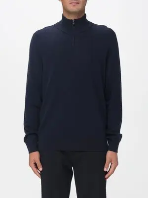 BOSS Quarter Zip Jumper - Blue