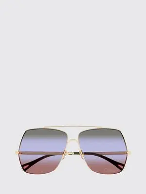Chloé Metal Sunglasses - Brown