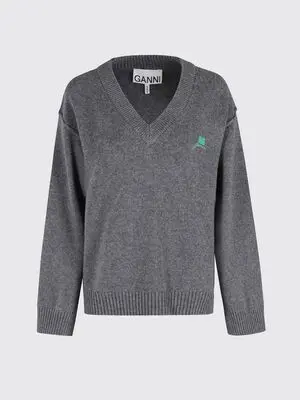 GANNI Jumper Colour - Grey