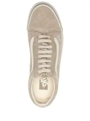 VANS Suede Lace-up Trainers - Beige