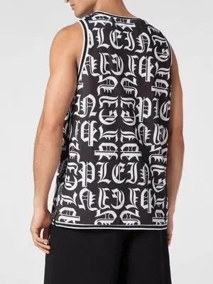Philipp Plein Gothic Cotton Tank Top