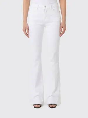 7 For All Mankind Denim Flared Jeans - White