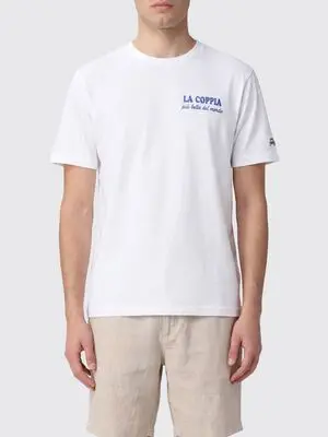 MC2 SAINT BARTH Printed Cotton T-shirt White 1