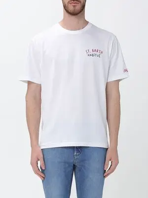 MC2 SAINT BARTH Printed Cotton T-shirt White 2