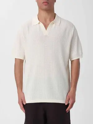 MC2 SAINT BARTH Cotton Knit Polo Shirt - Cream