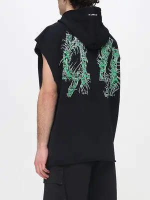 44 LABEL GROUP Sleeveless Cotton Hoodie