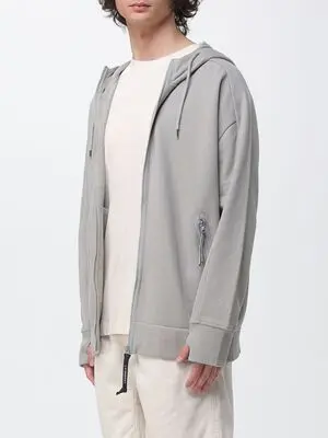 C.P. COMPANY Zip-up Hooded Sweatshirt With Lens Mask - Natural