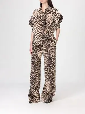 Ermanno Scervino Leopard Print Shirt