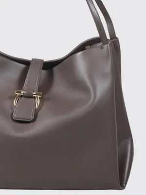 FERRAGAMO Calf Leather Tote Shoulder Bag