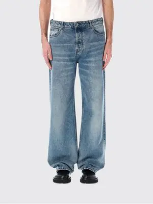 AMI Paris Wide Leg Jeans - Blue