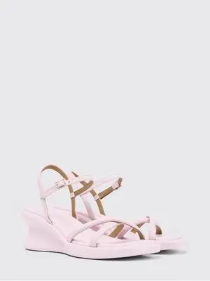 Camper Louise Leather Wedge Sandals