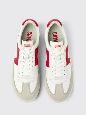 Camper Lace-up Leather And Suede Sneakers