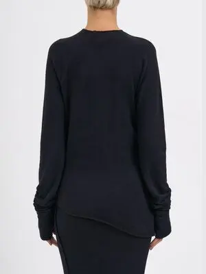 MARC LE BIHAN Asymmetrical Ribbed Jumper
