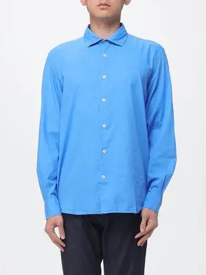 MC2 SAINT BARTH Linen Shirt - Blue