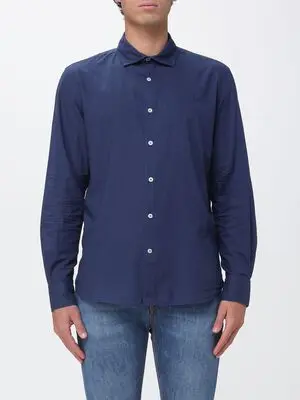 MC2 SAINT BARTH Linen Shirt - Navy