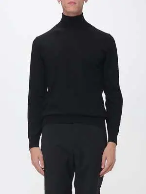 PAOLO PECORA Fine Knit Roll Neck Jumper - Black