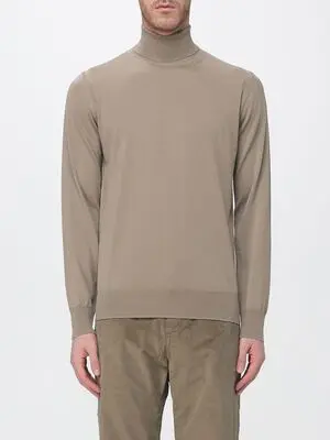 PAOLO PECORA Fine Knit Roll Neck Jumper - Grey