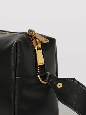 Pinko Horizontal Leather Shoulder Bag