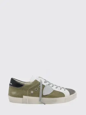 Philippe Model Prsx Suede Sneakers - Bottle Green