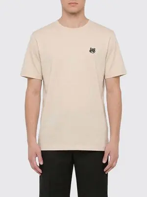 Maison Kitsuné Organic Cotton T-shirt With Logo - Lilac